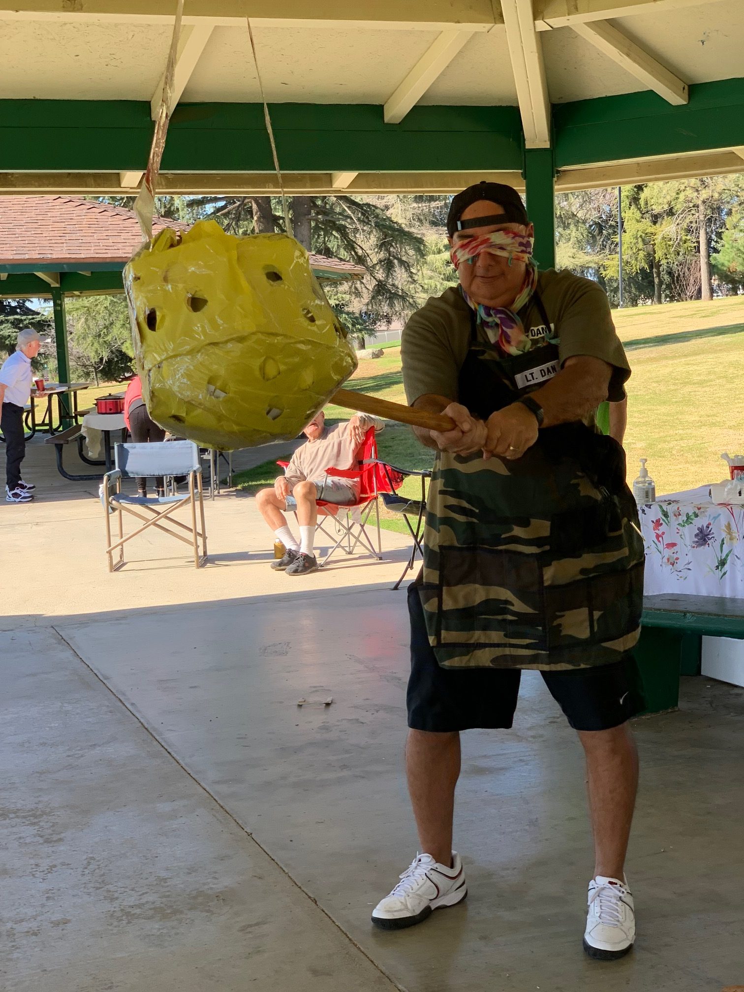 BBQ Dan hits pinata – Yucaipa Pickleball, Inc